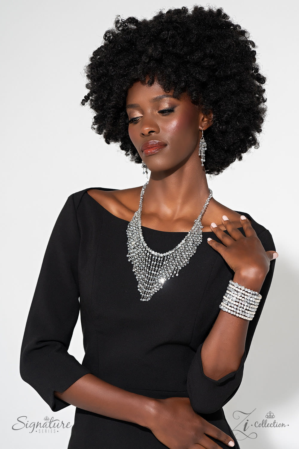 The Stephanie Zi Necklace & Bracelet – Blinging For Success