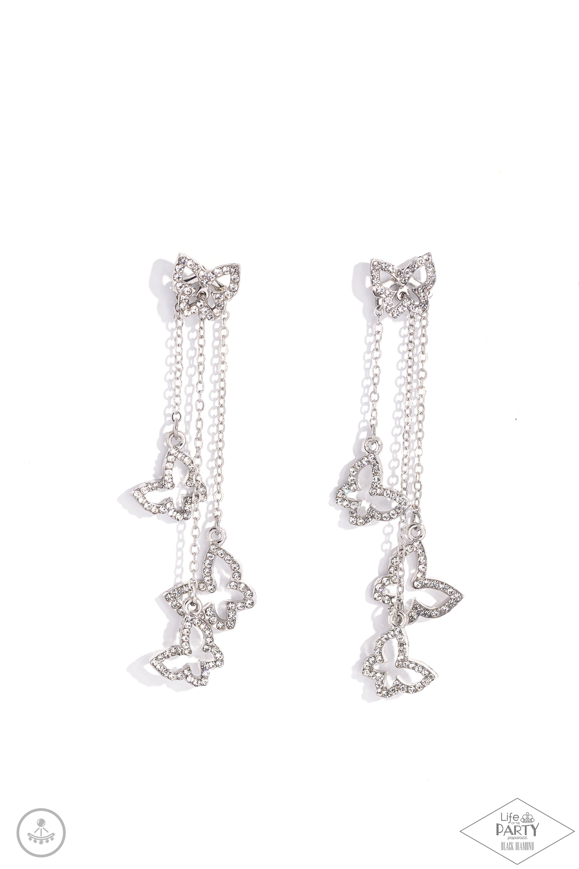 Boisterous Butterfly - White – Blinging For Success