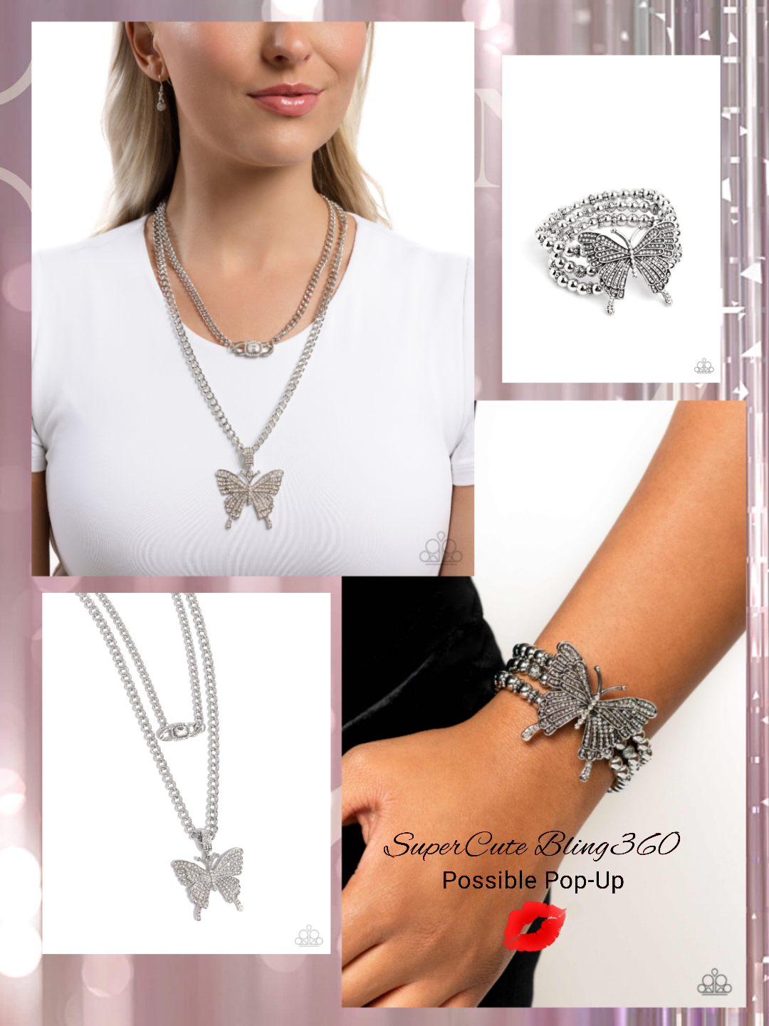 Aerial Arrangement - 2pc Set - White – Blinging For Success